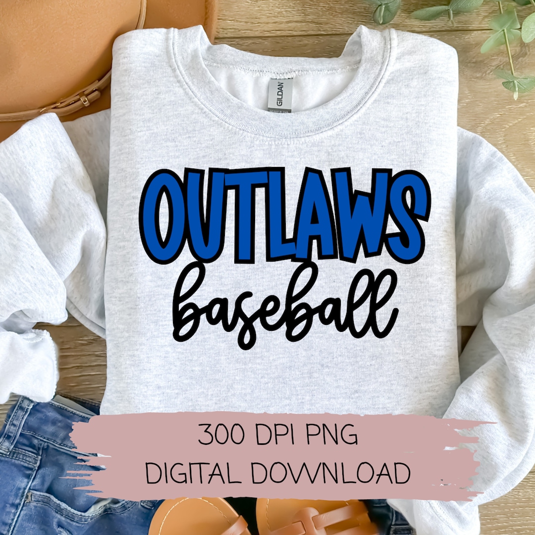 Outlaws PNG, Outlaws Baseballl PNG - Etsy