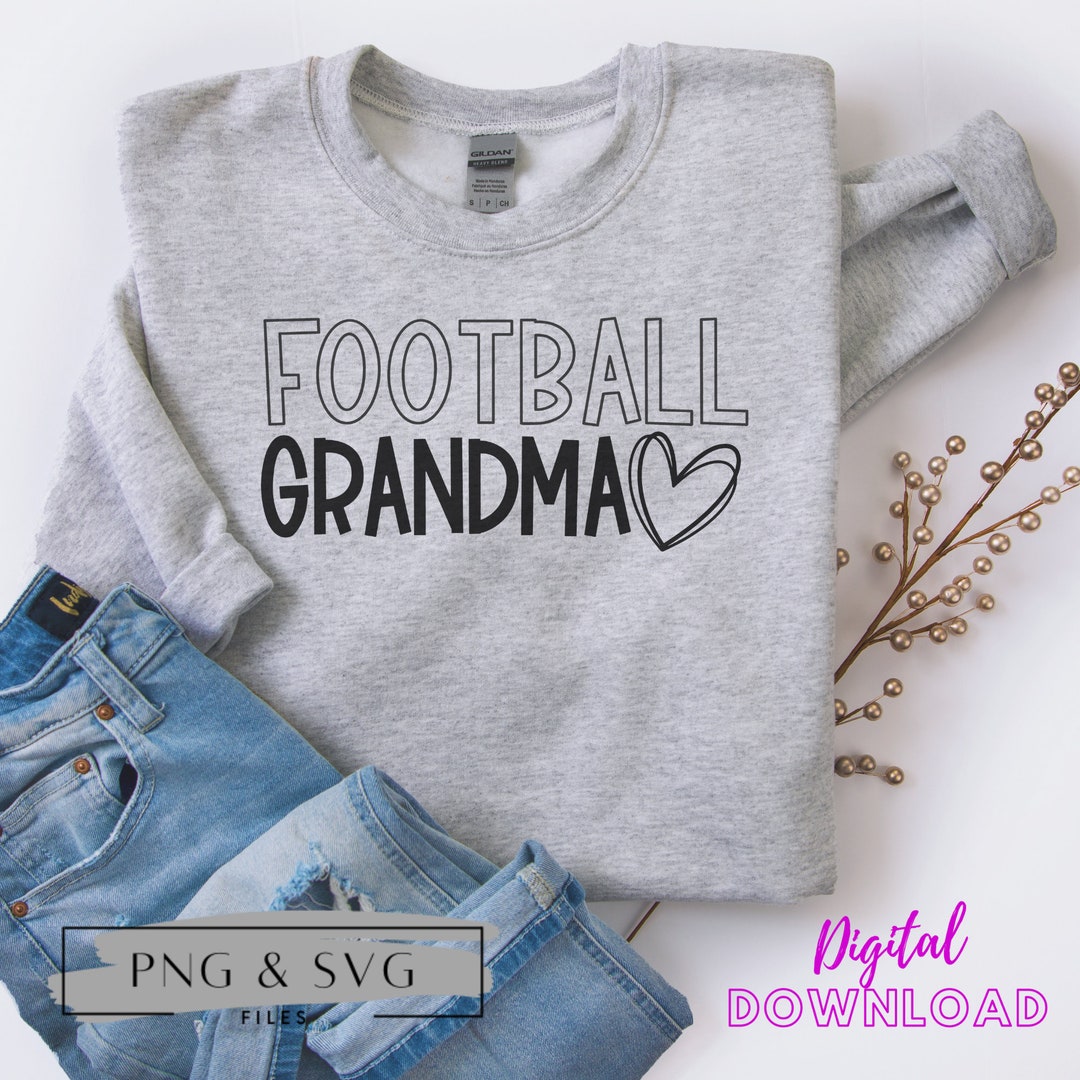Footballl Grandma PNG, Football Grandma SVG, Football Files, Grandma T ...