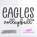 Eagles SVG, Eagles PNG, Eagles Volleyball SVG - Etsy