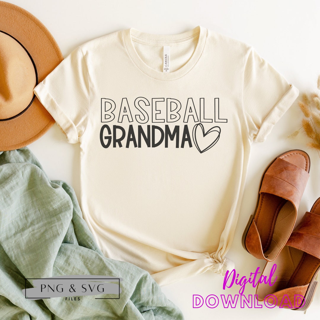 Baseball Grandma SVG and PNG Files, Baseball Grandma Shirts, Baseball ...