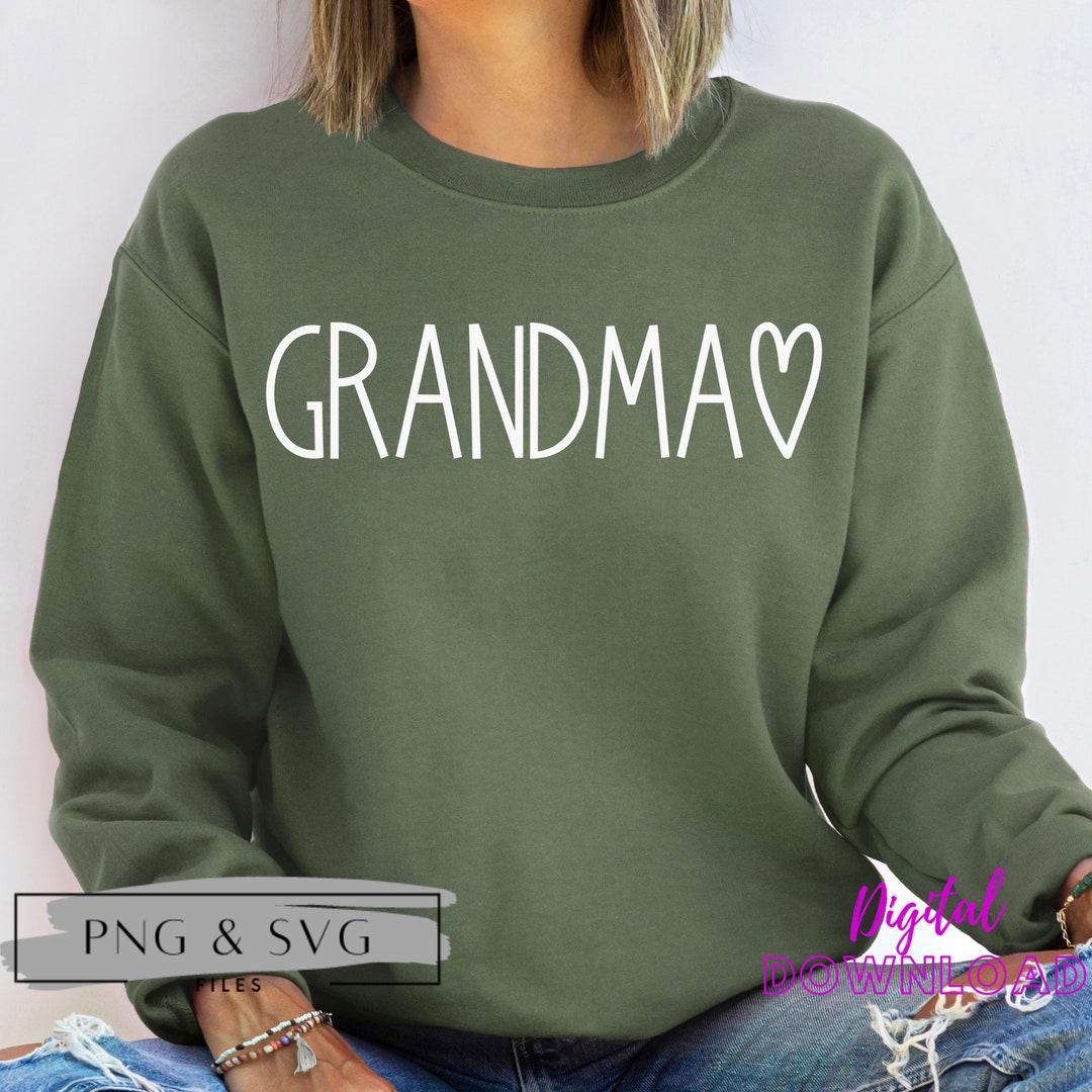 Grandma SVG and PNG Files - Etsy