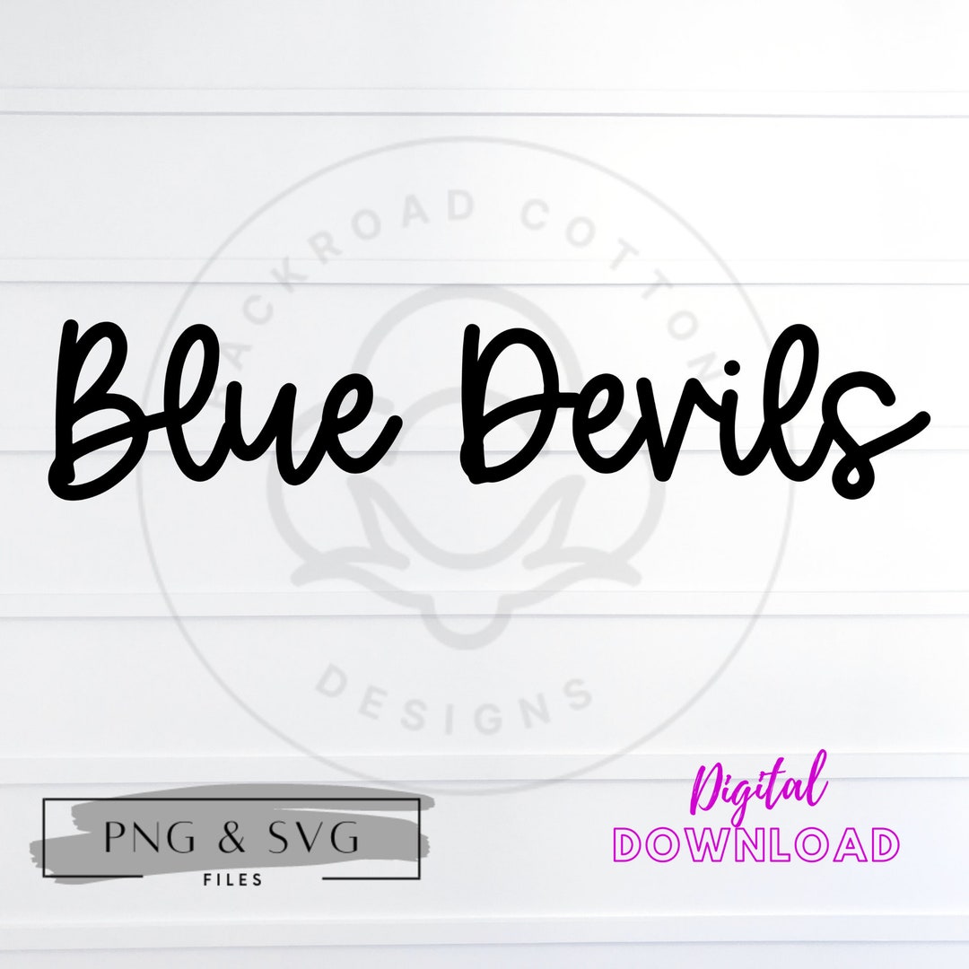 Blue Devils SVG, Blue Devils PNG, Blue Devils Sublimation - Etsy
