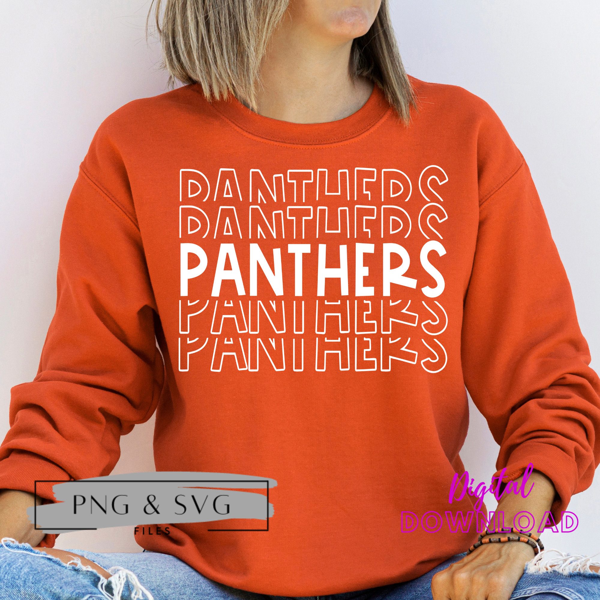 Panthers SVG and PNG Files - Etsy