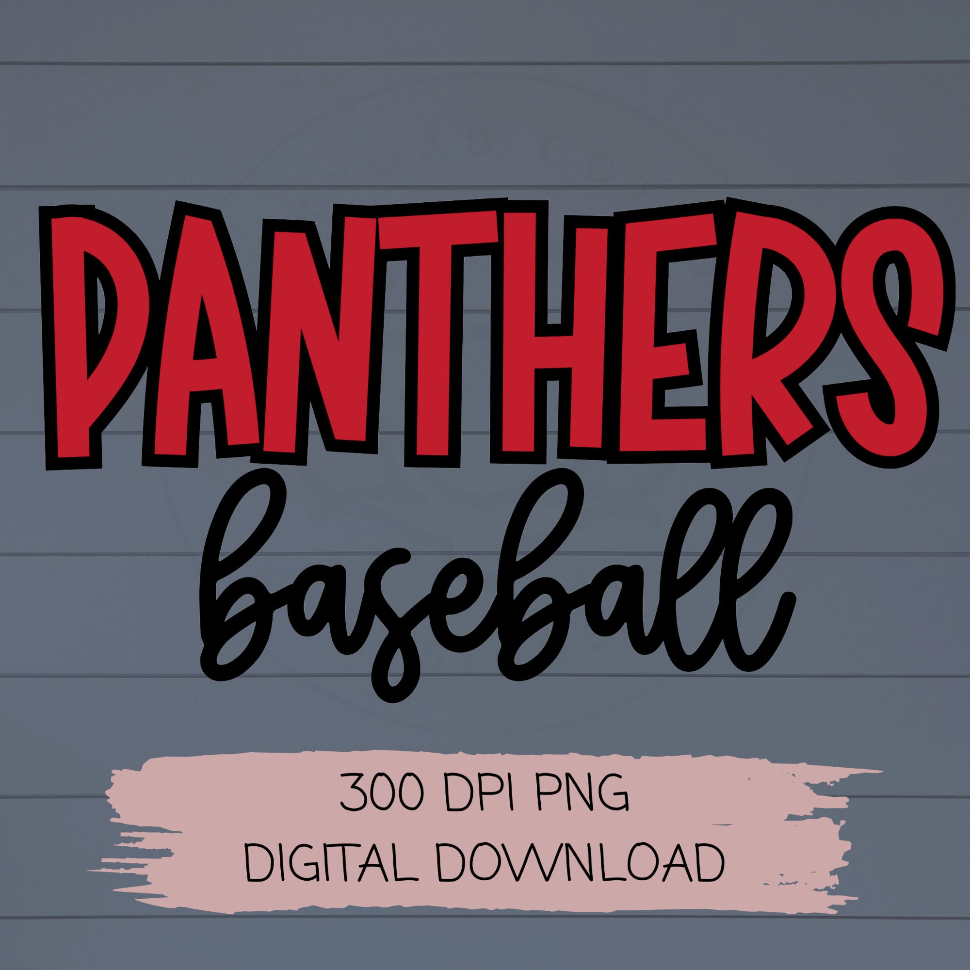 Panthers PNG, Panthers Baseball PNG - Etsy
