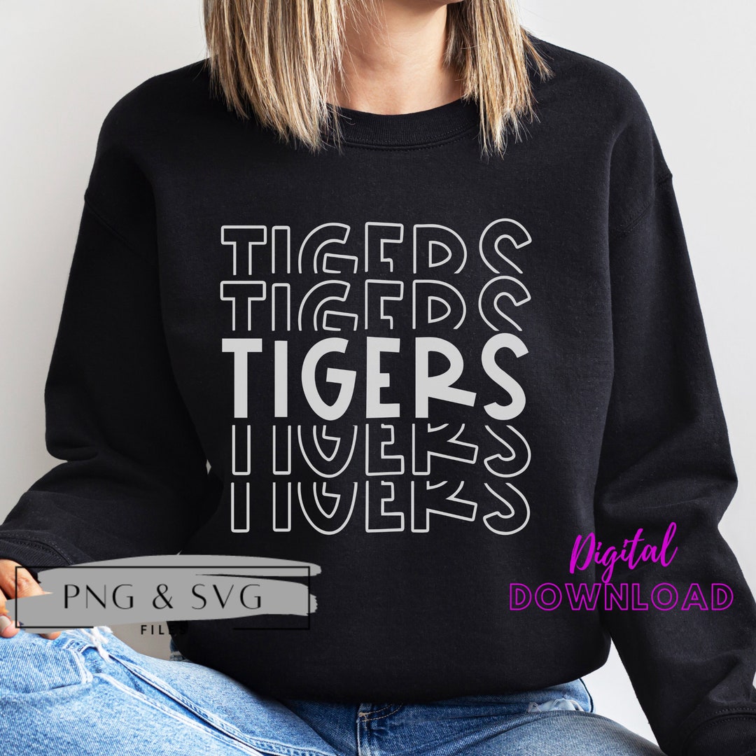 Tigers PNG, Tigers SVG, Tigers Mascot - Etsy