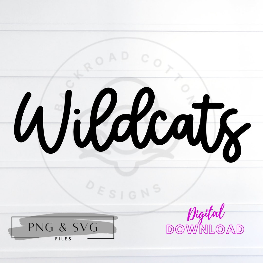 Wildcats SVG, Wildcats PNG, Wildcats Sublimation - Etsy
