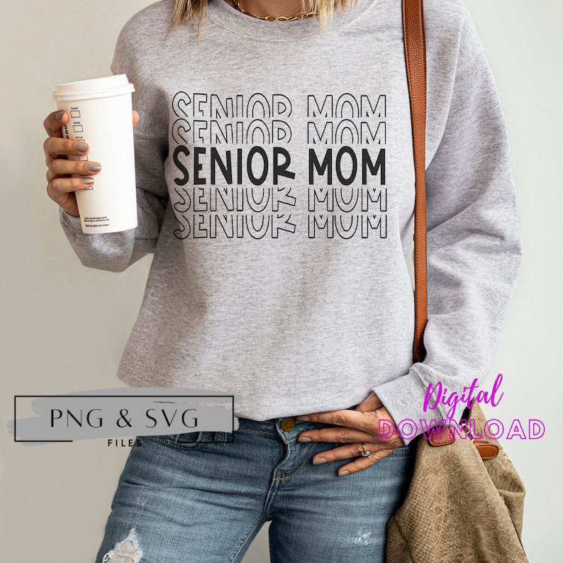 Senior Mom SVG Senior Mom PNG Senior SVG - Etsy