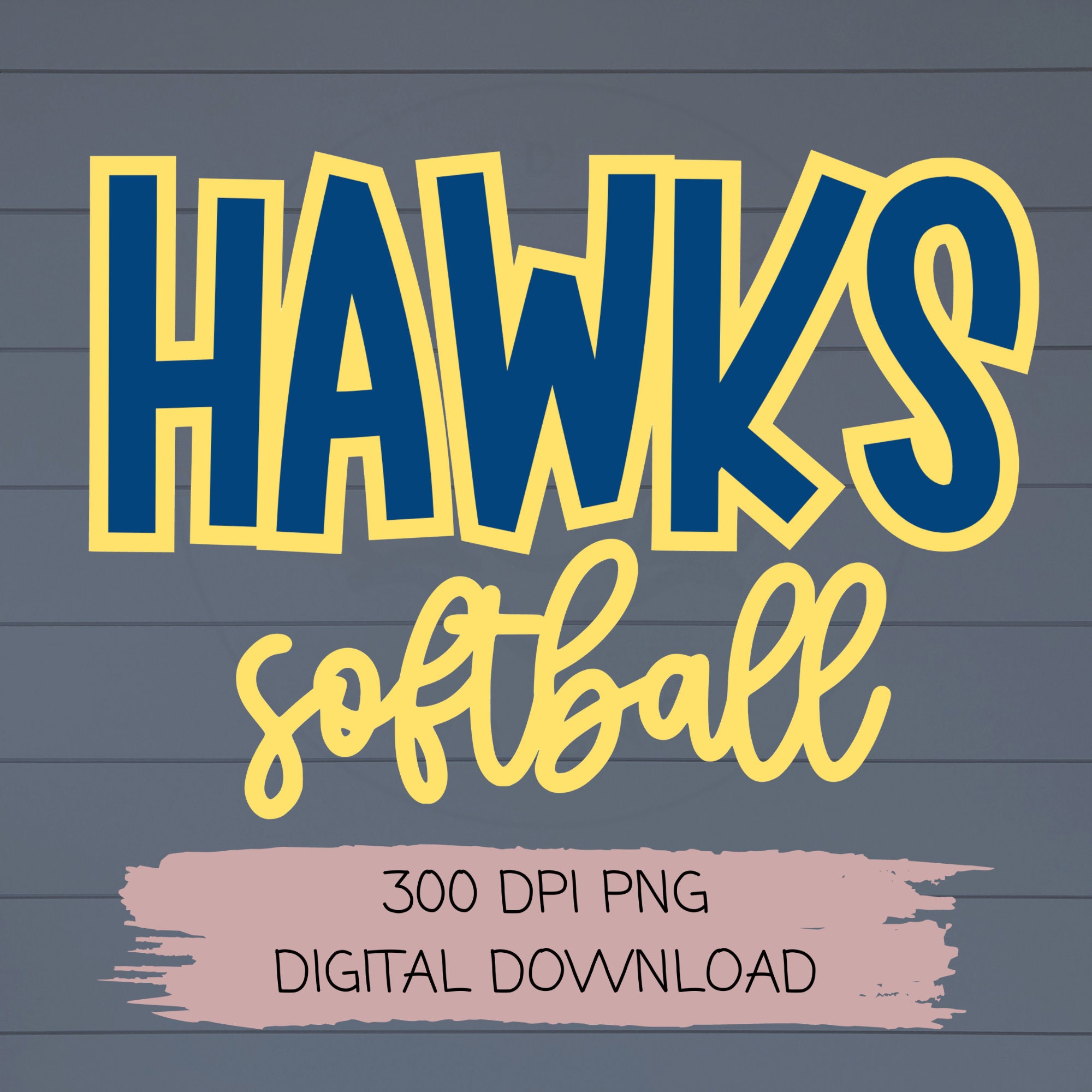Hawks PNG, Hawks Softball PNG - Etsy