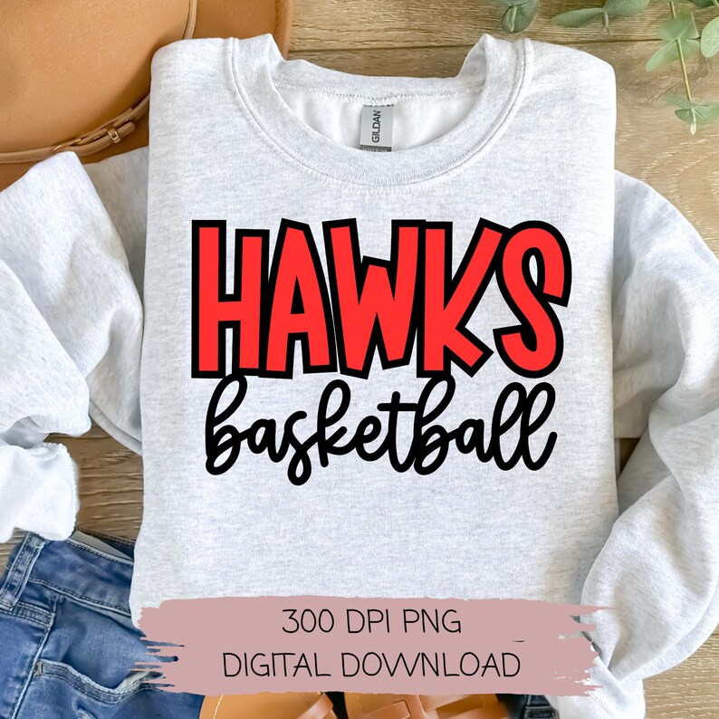 Hawks PNG, Hawks Basketball PNG - Etsy