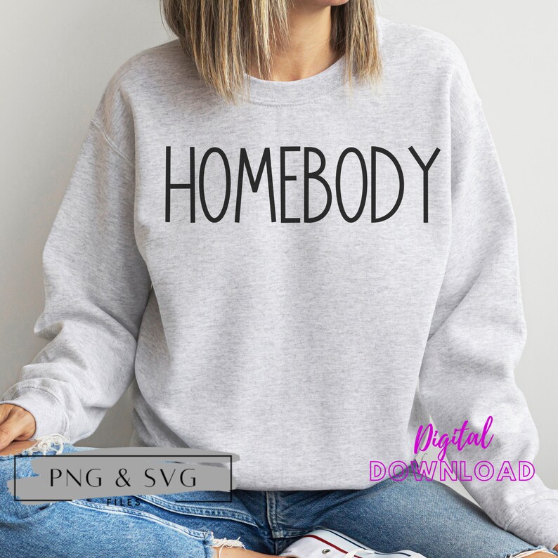 Homebody SVG and PNG Files, Introvert SVG and Png Files - Etsy