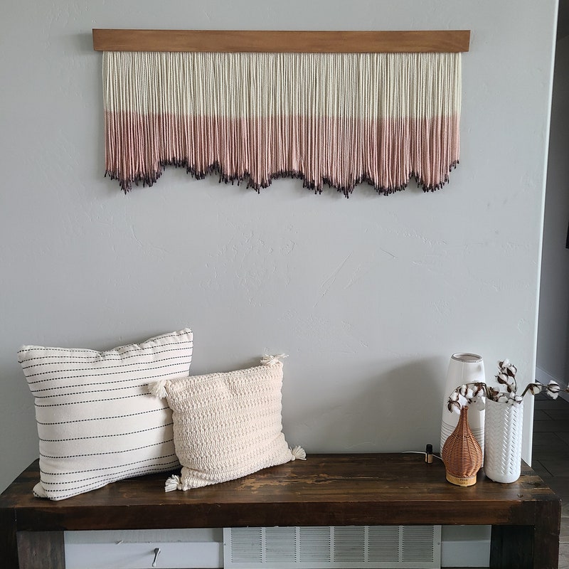 Dyed Macrame Wall Hanging - Etsy
