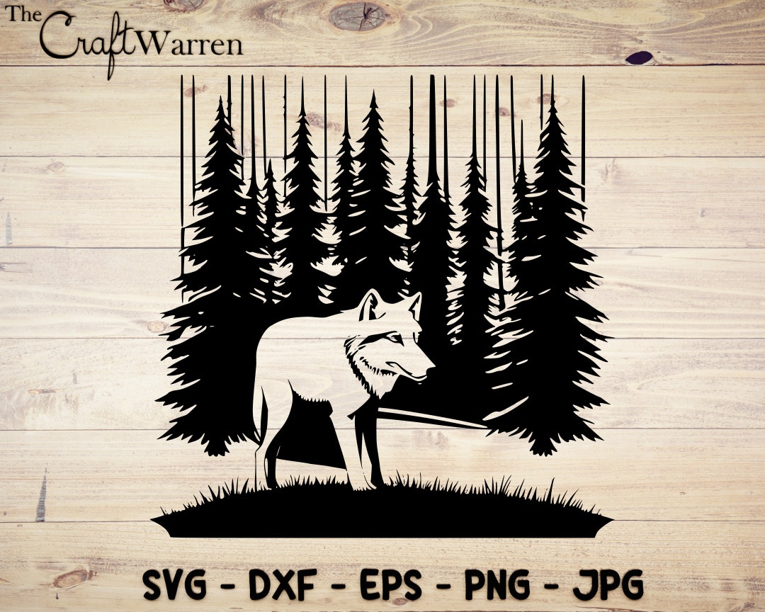 Loup solitaire SVG loup SVG tête de loup loup Clipart - Etsy France
