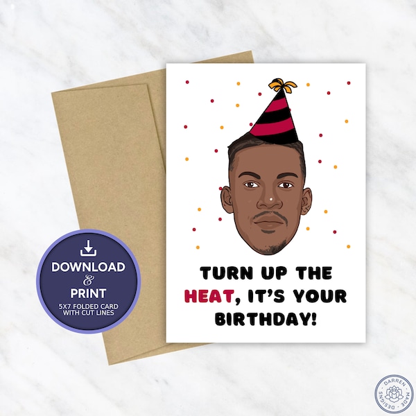 Nba Birthday Cards - Etsy