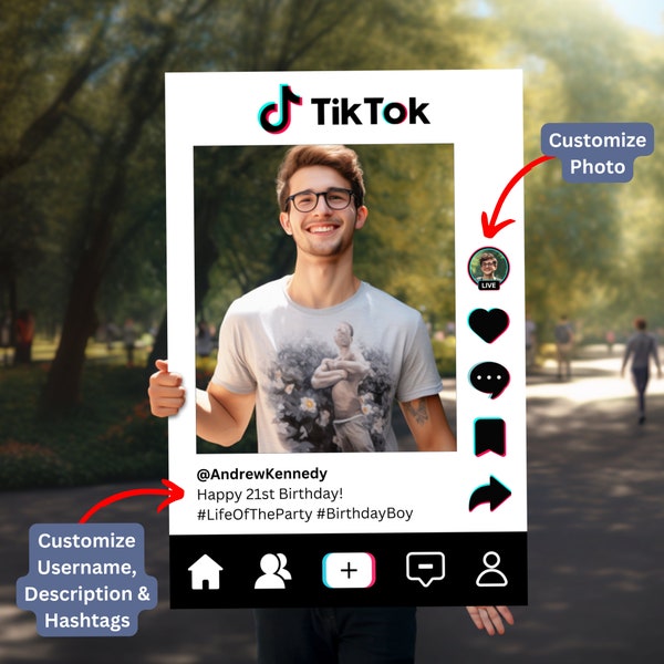 Tiktok Photo Frame - Etsy