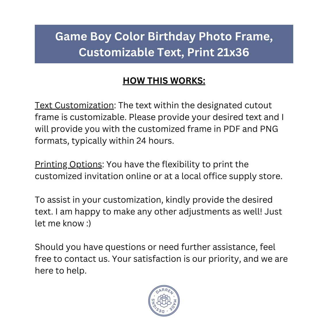 Gamer Birthday Photo Frame, Game Boy Photo Prop, Gameboy Birthday Photo ...