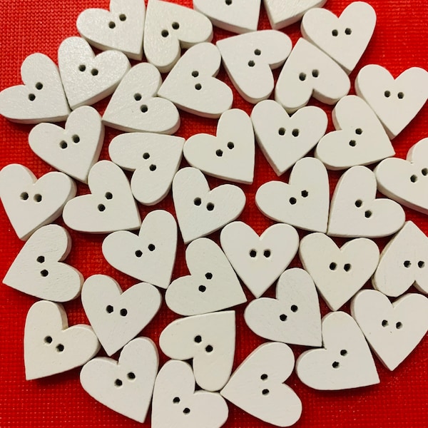 Heart Buttons - Etsy UK