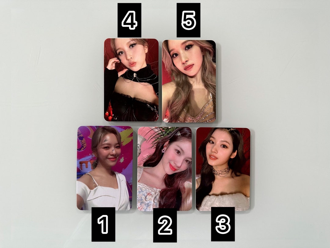 Twice Kpop Photocards Jihyo Jeonghyeon Nayeon Momo - Etsy