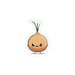 Adorable Cartoon Onion Head Laminate Vinyl Die-cut Sticker - Water ...