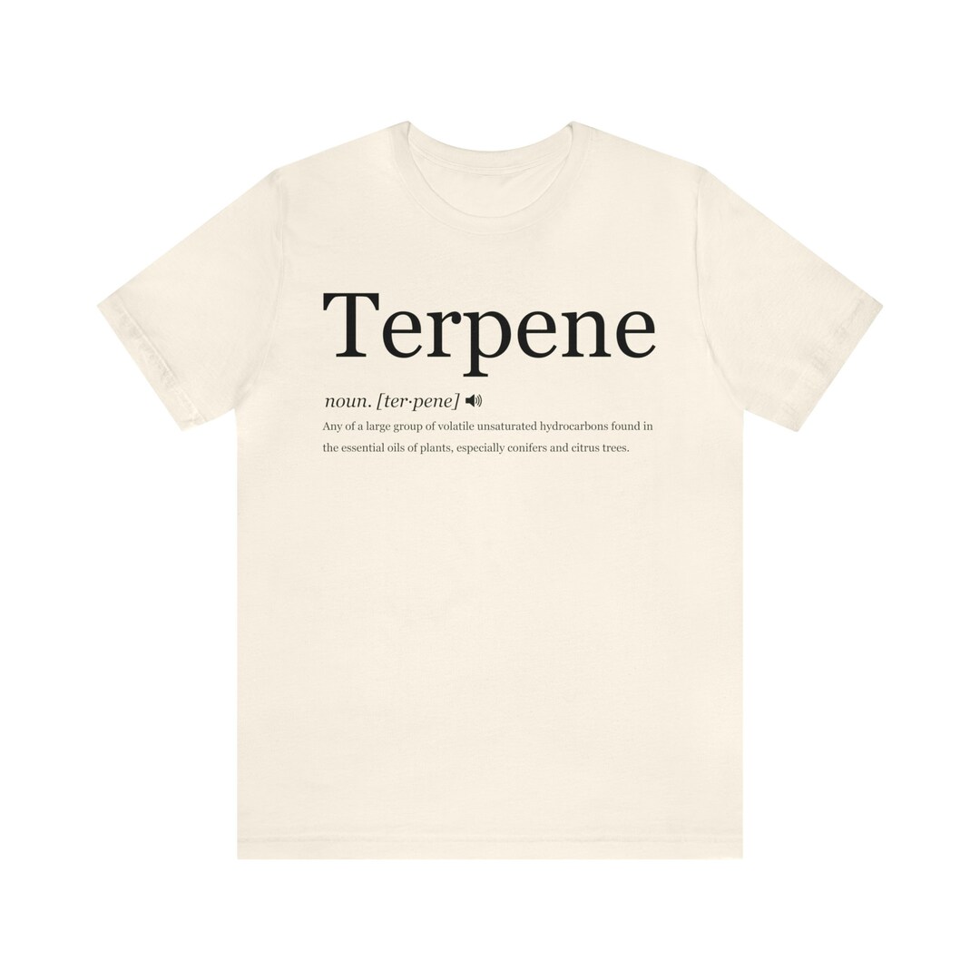 Terpene Definition T-shirt - for Cannabis and Plant Lovers - Etsy
