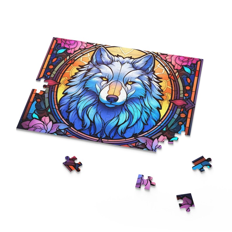 Unique Wolf Puzzle: A Wild and Majestic Christmas Gift for - Etsy