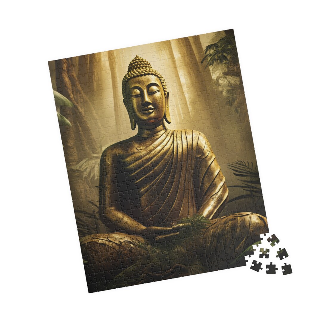 Tranquil Buddha Puzzle: Serenity and Wisdom in Pieces Puzzle 110, 252 ...