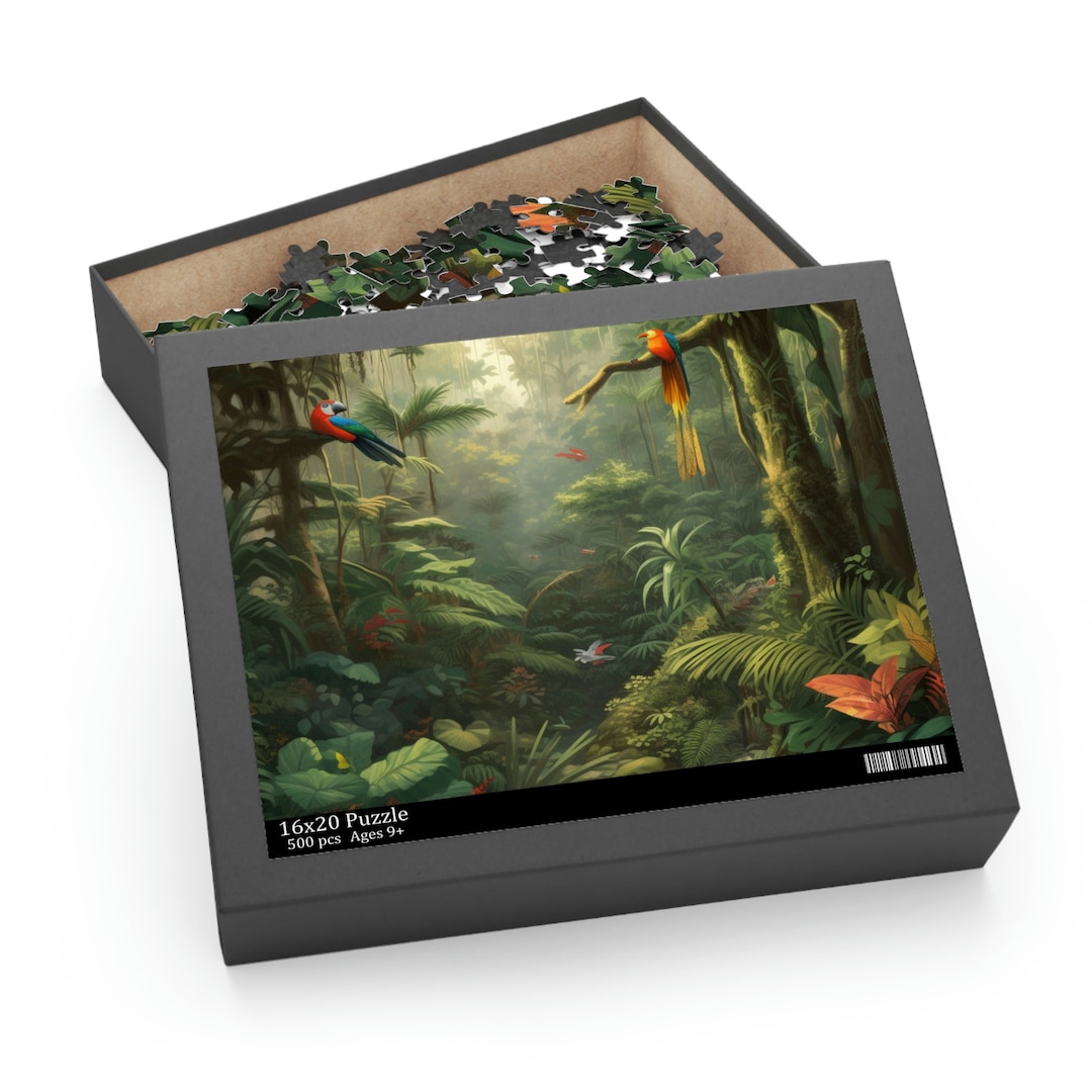Rainforest Puzzle 120, 252, 500 Piece Jig Saw Puzzle Gift for ...
