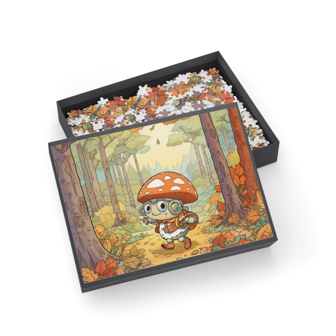 Woodland Acorn Puzzle: Anthropomorphic Forest Friends, Nature-inspired ...