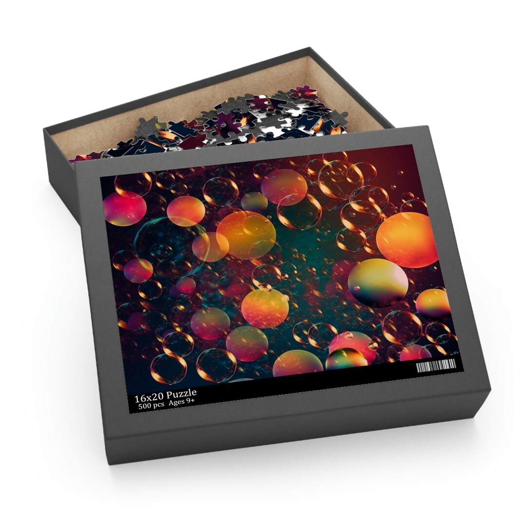 Bubbles Puzzle 120, 252, 500 Piece Jig Saw Puzzle Gift for Nature Lover ...