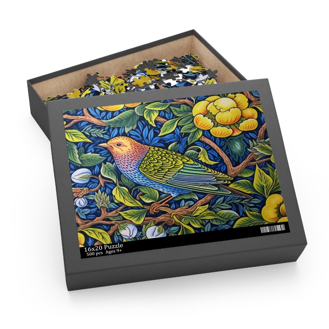 William Morris Jigsaw Puzzle Inspired Birdsong Retreat Jigsaw Puzzle ...