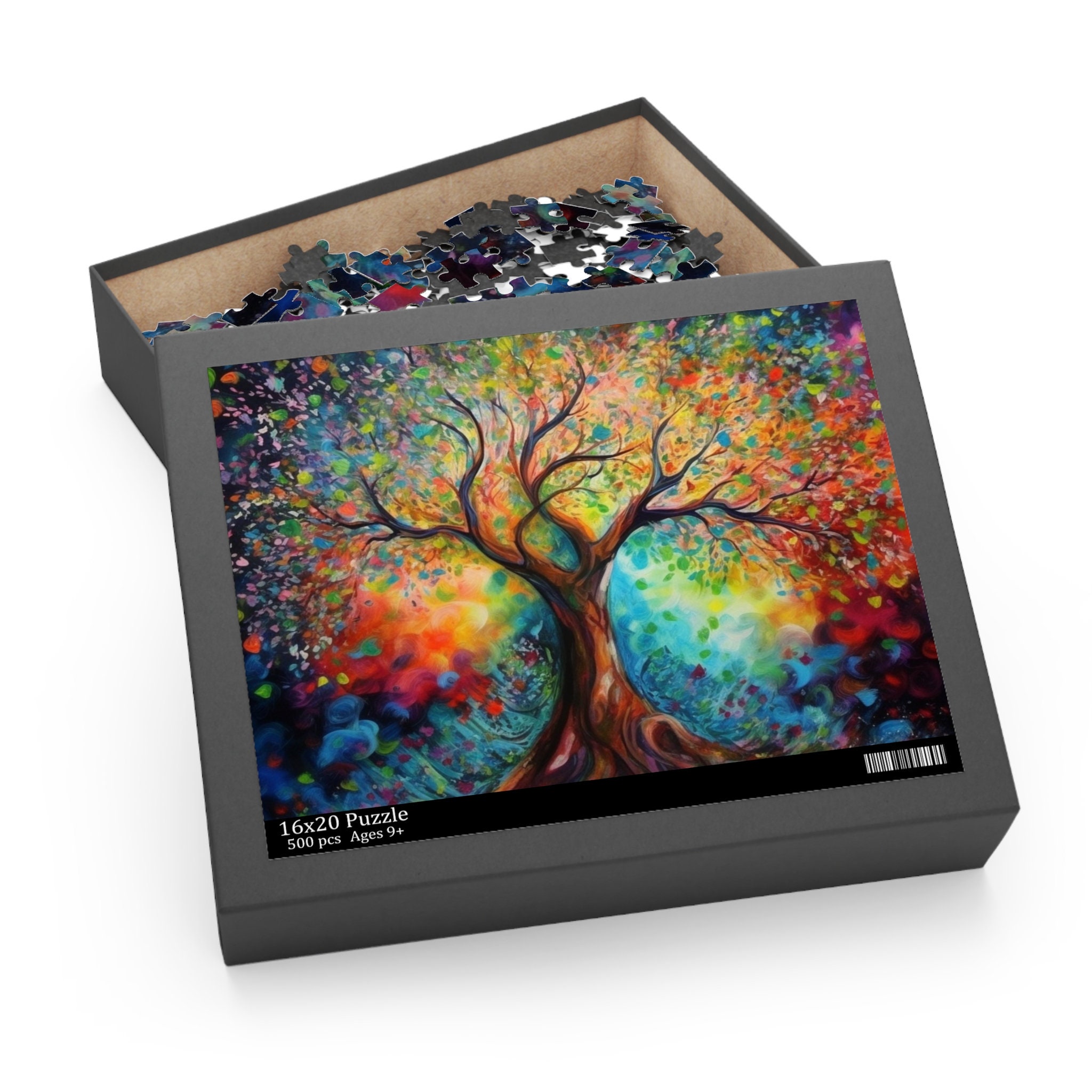 Colorful Tree of Life Puzzle: Design, Mindful Activity, Perfect Gift ...