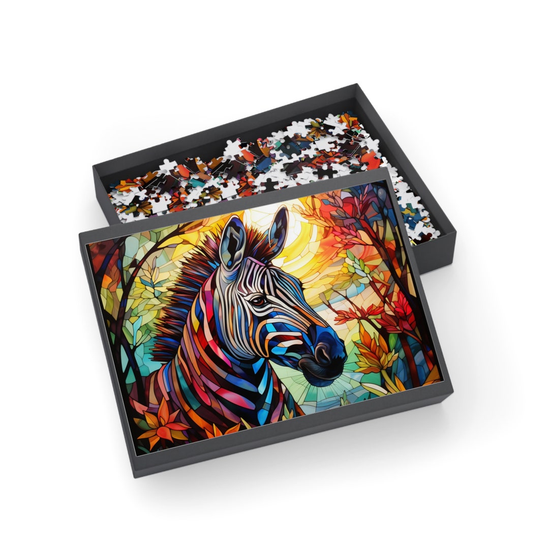 Zebra Puzzle for Adults Safari-themed Jigsaw for Relaxation and Fun ...