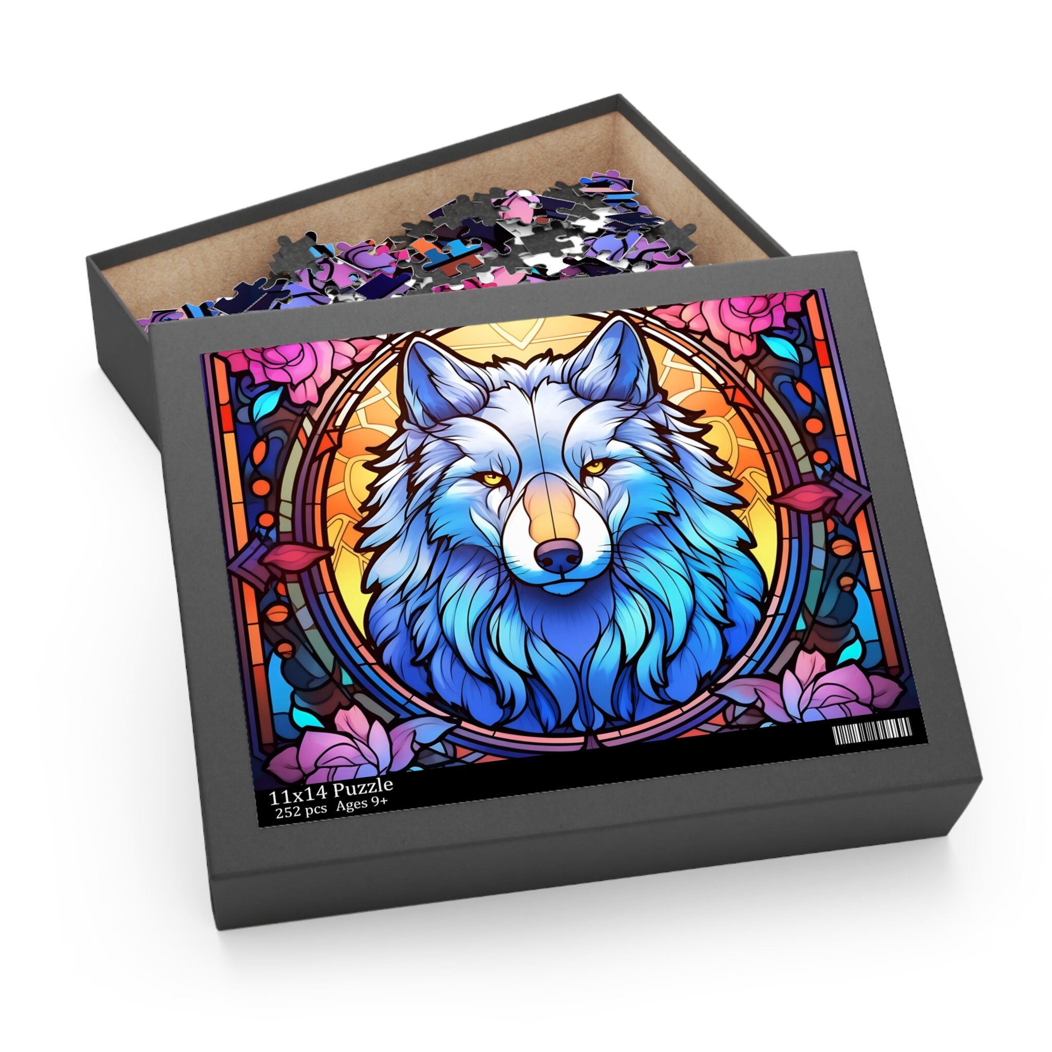 Unique Wolf Puzzle: A Wild and Majestic Christmas Gift for - Etsy