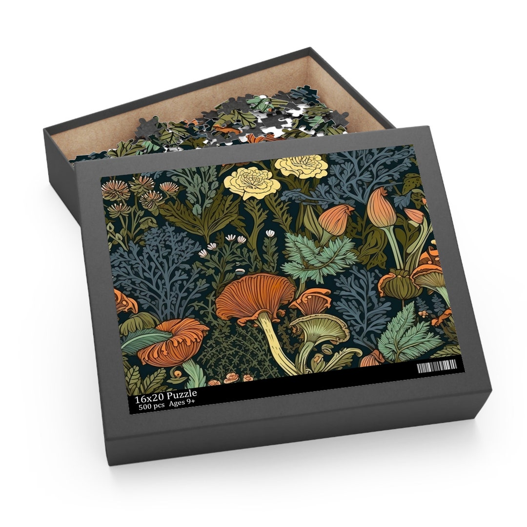 William Morris Inspired Herbs Harmony Puzzle 120, 252, 500-piece ...