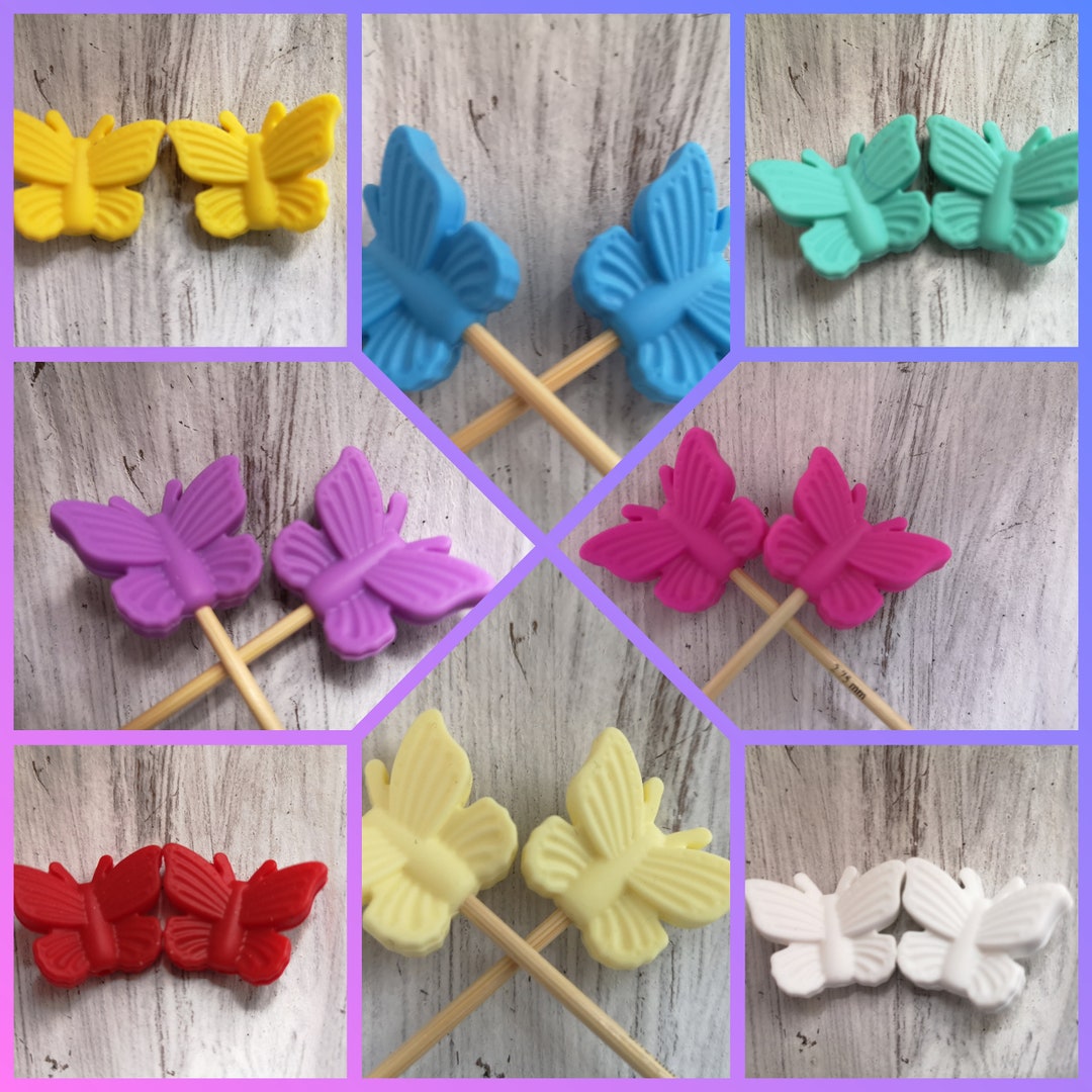 Stitch Stopper Butterfly 1 Pair, Nadelspitzeschover, Needle Protector ...