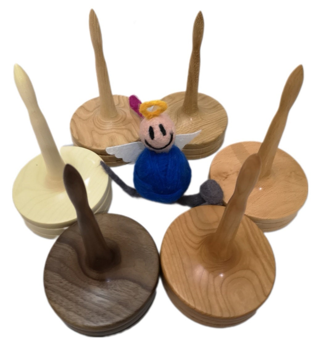 Wool Dispenser Made of Fine Wood, Hand-turned and Ball-bearing, Wool ...