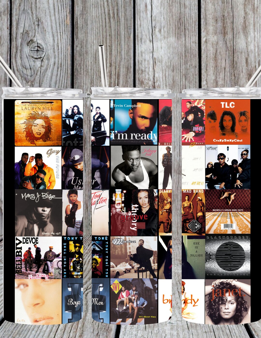 90s Nostalgia R&B African American Music Tumbler - Etsy