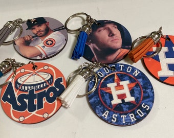 Sports Keychains houston Astros, Dallas Cowboys, Houston Texans or ...
