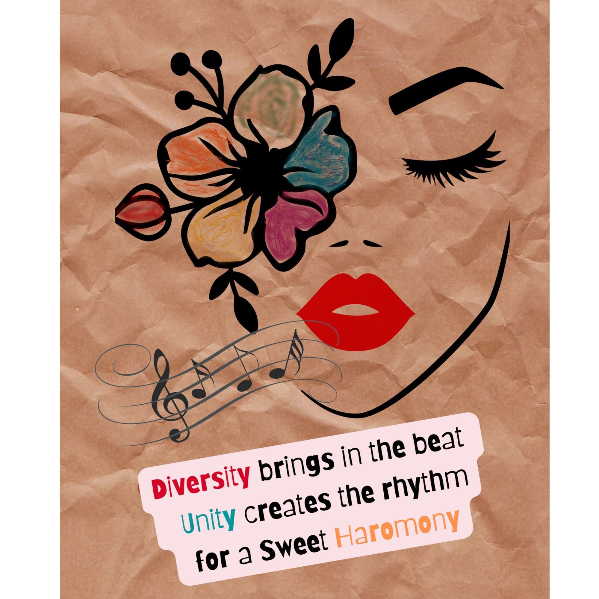 Unity in Diversity Png. JPG Digital Download - Etsy