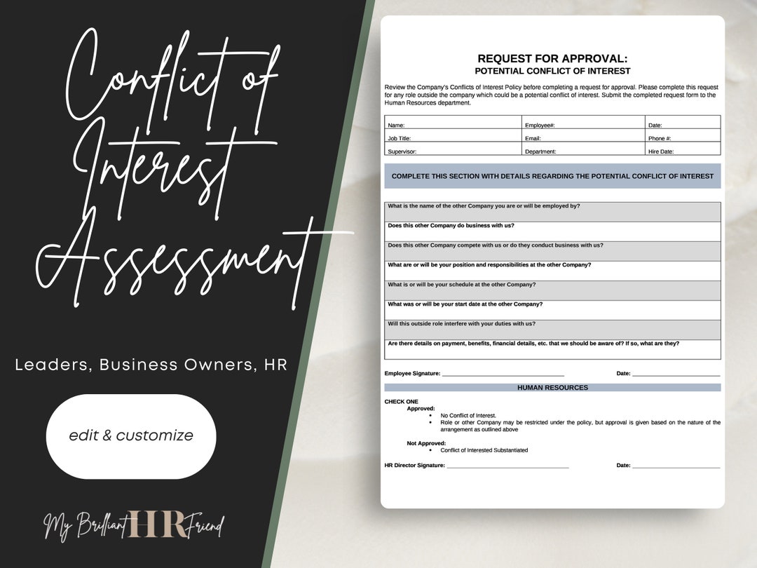 Conflicts of Interest Tool | Employee Handbook | Human Resources | HR ...