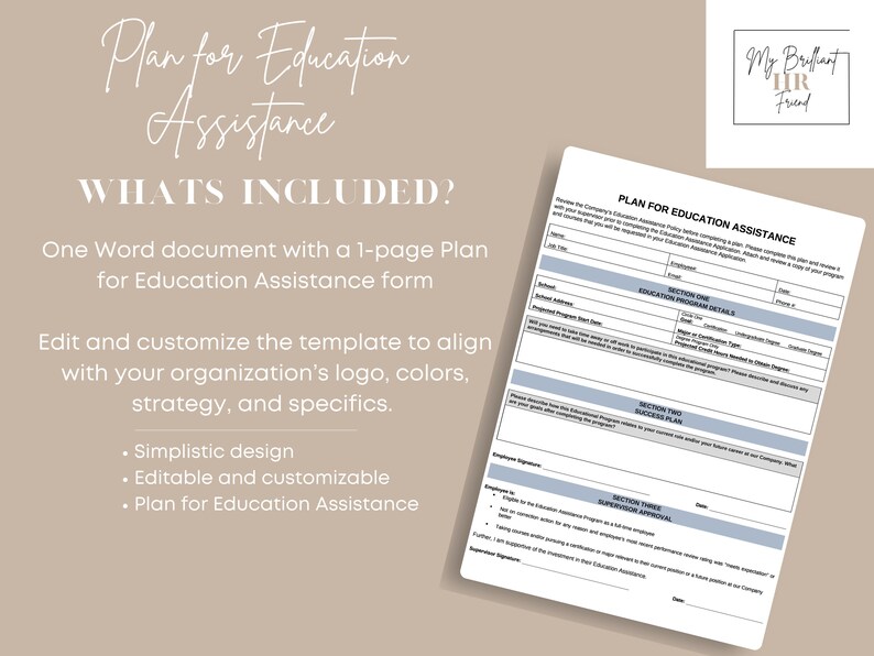 Education Assistance Plan | Employee Handbook & Tools | Human Resources ...