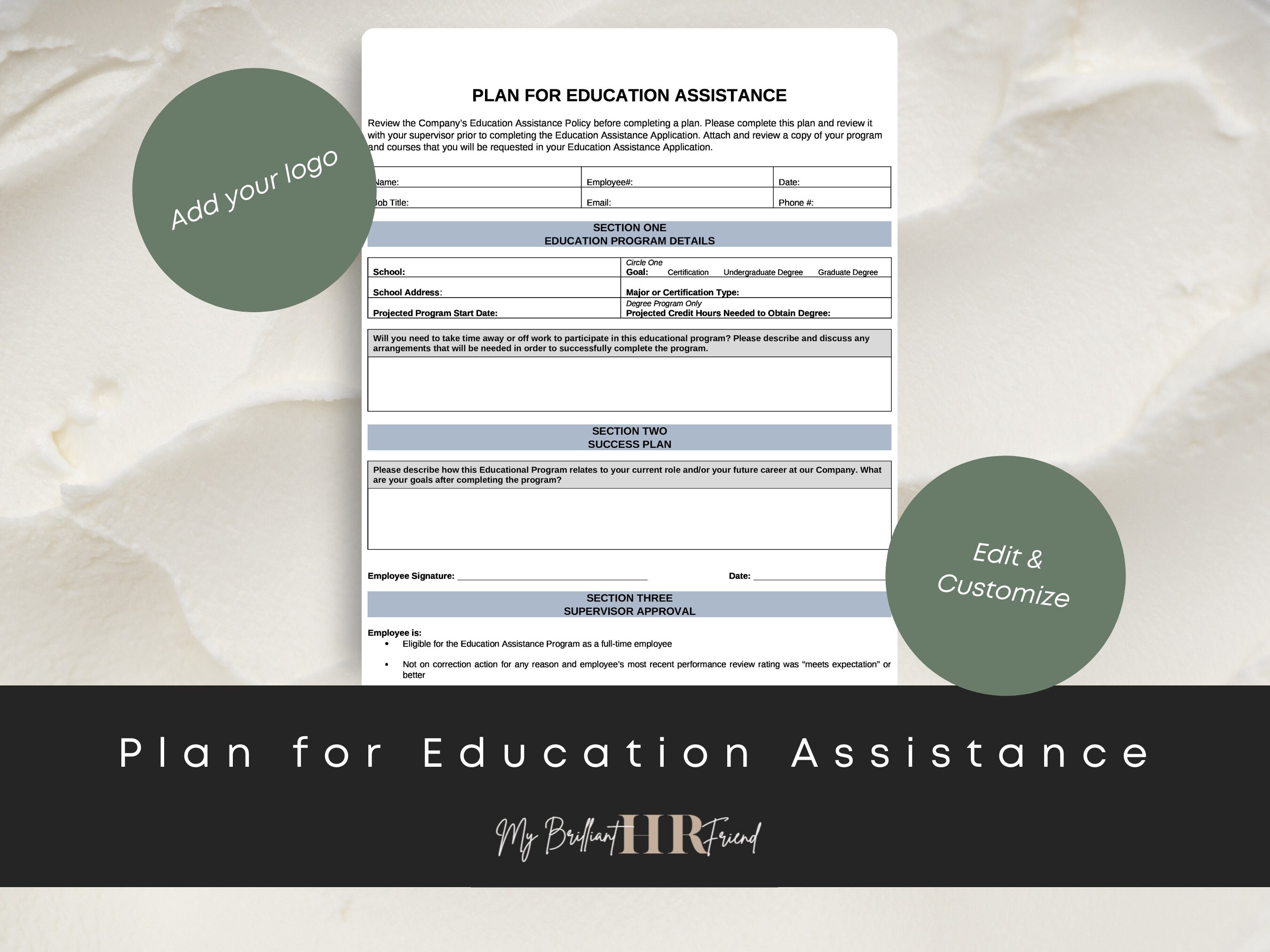 Education Assistance Plan | Employee Handbook & Tools | Human Resources ...