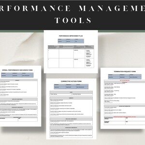 Performance Management Bundle | Policy & Forms | Human Resources | HR ...