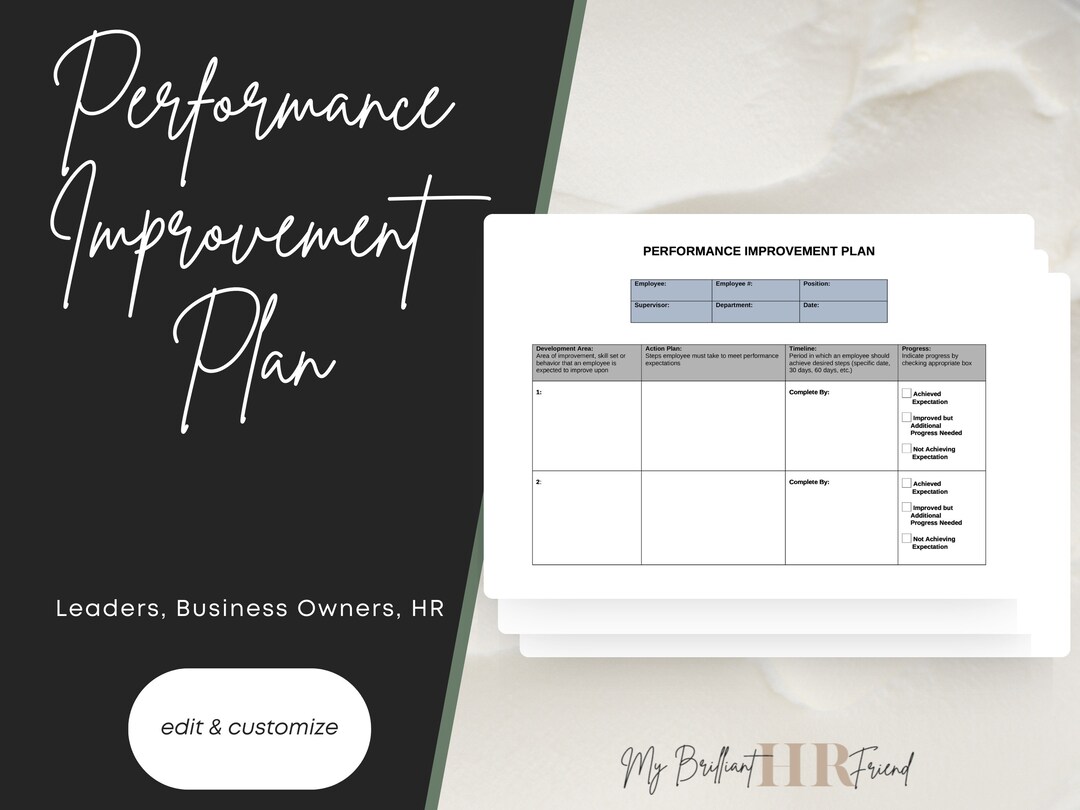 Performance Management & Improvement Plan | Employee Policies | Human ...