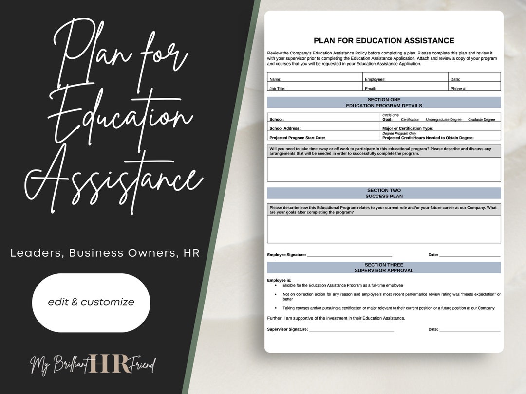 Education Assistance Plan | Employee Handbook & Tools | Human Resources ...