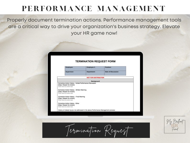 Employee Termination Request Form | Performance Management | Employee ...