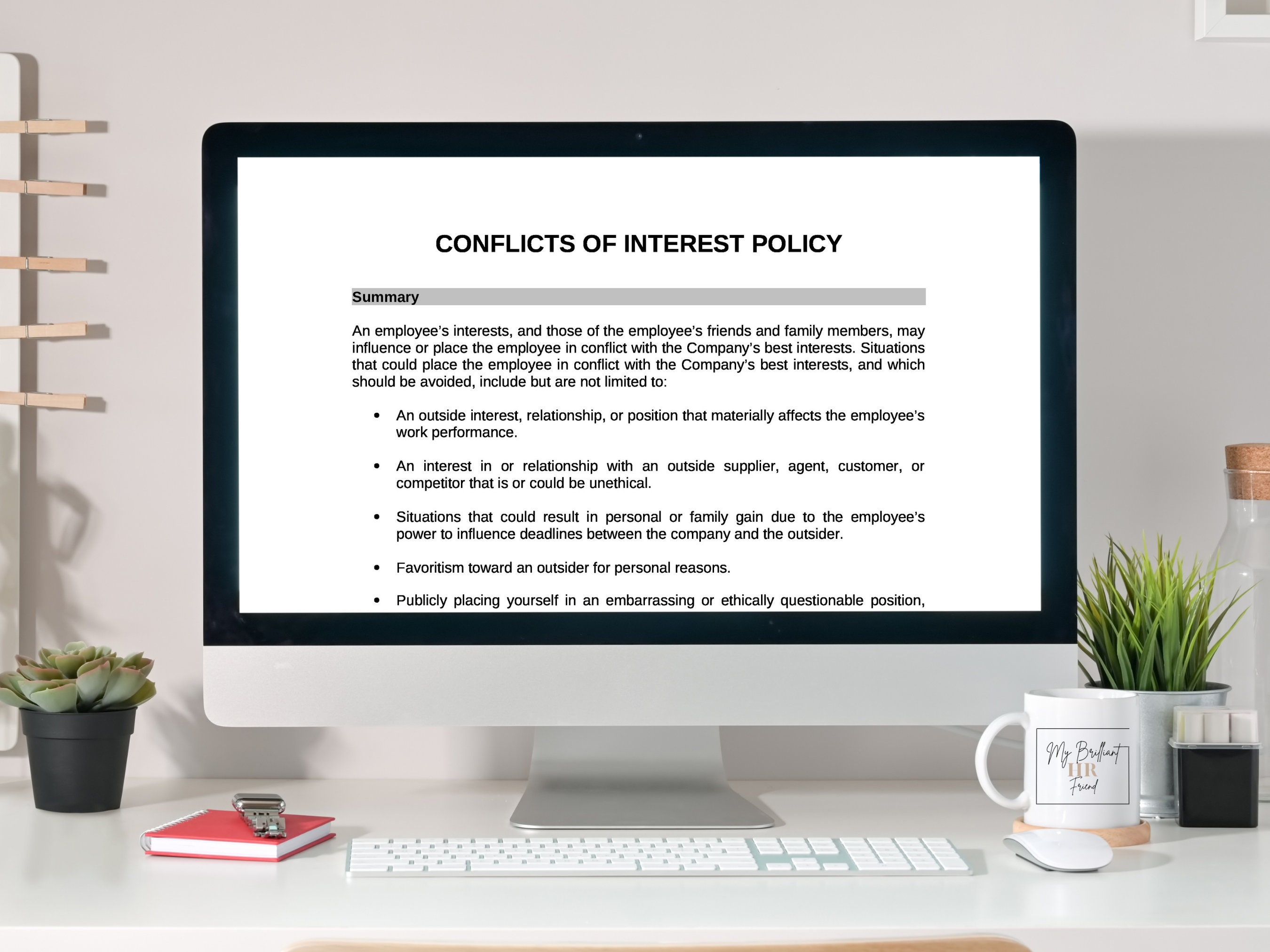 Conflict of Interest Program| Employee Handbook | Human Resources | HR ...