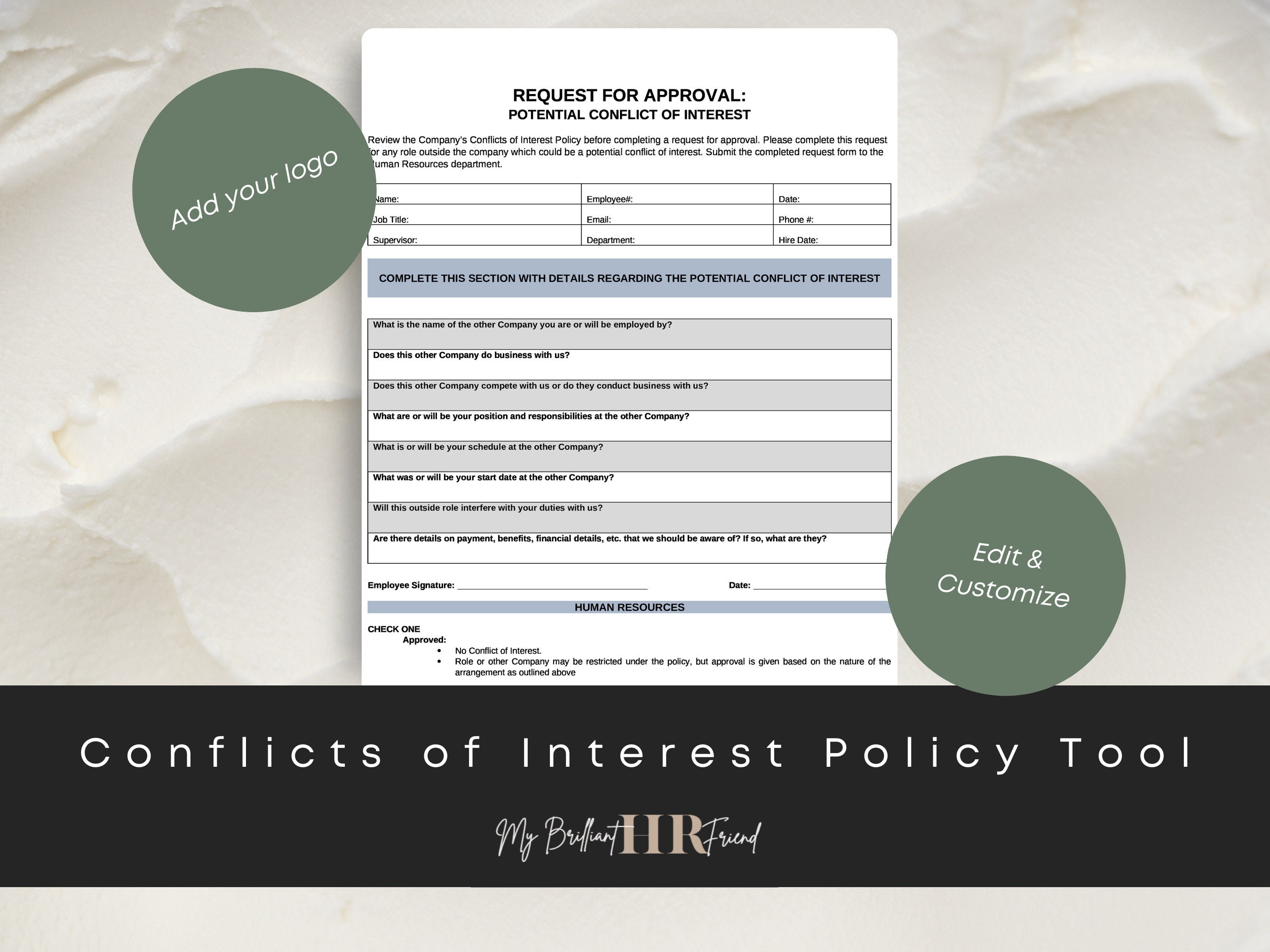 Conflicts of Interest Tool | Employee Handbook | Human Resources | HR ...