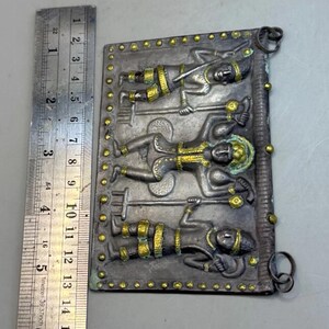 Ancient Near Eastern Gold Gilded Silver Pendant Amulet - Etsy