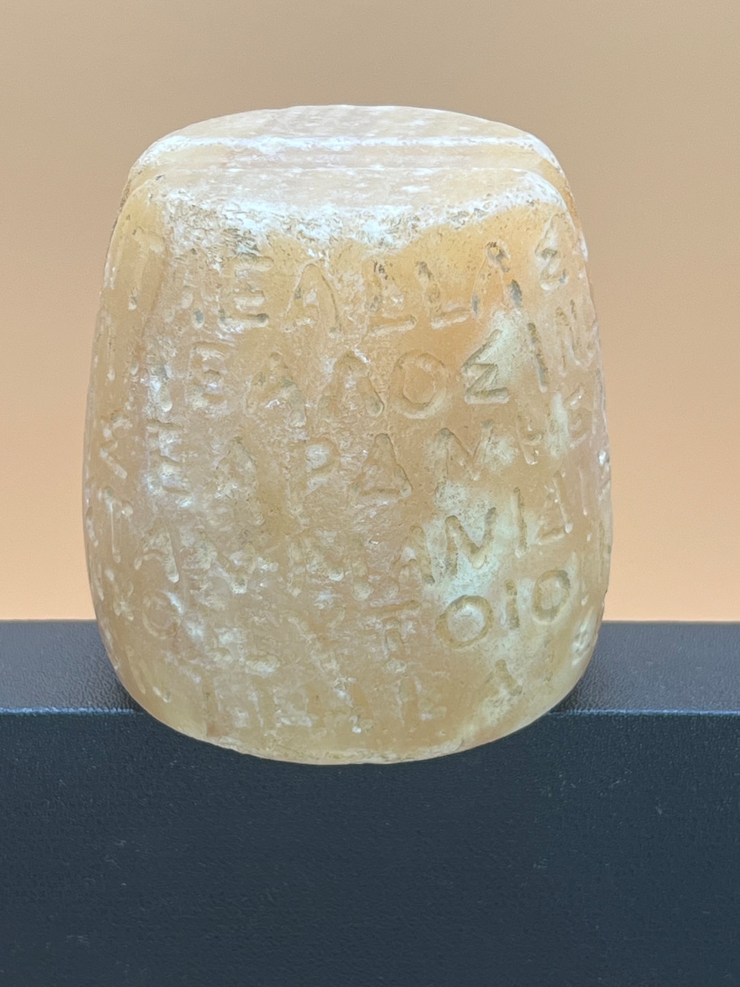 Ancient Rare Old Alabaster Stone With Greco Alphabet Writing - Etsy