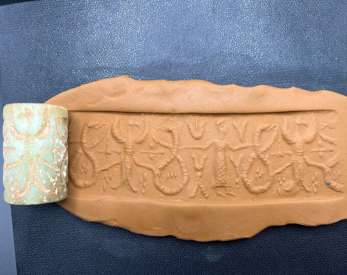 Rare Old Ancient Medieval Intaglio Cylinder Seal Stamp Bead - Etsy